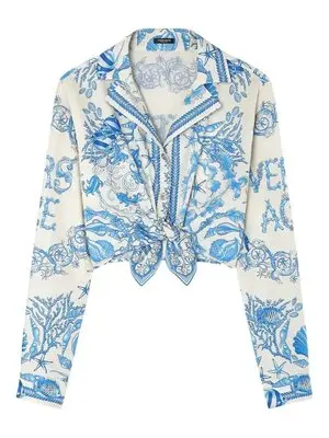 VERSACE Underwater Barocco Top