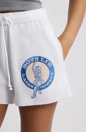 BOYS LIE Later Cowboy Logo Patch Shorts