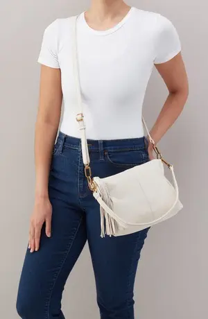 Hobo Kori Leather Crossbody Bag - Coastal Cloud