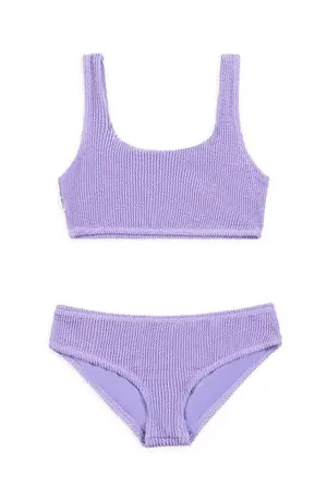 LIMEAPPLE Crinkle Bikini Swimsuit - Amethyst