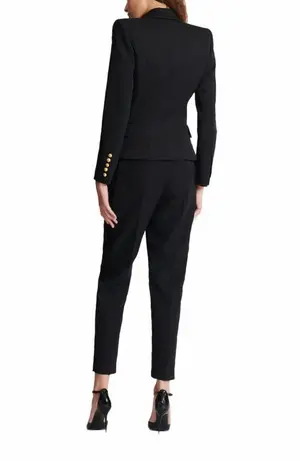 Balmain Grain De Poudre Fitted Jacket
