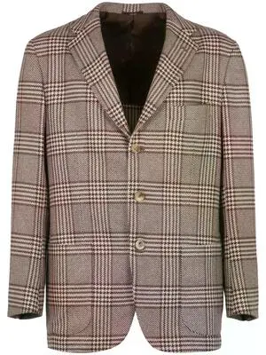 Kiton Check-pattern Blazer