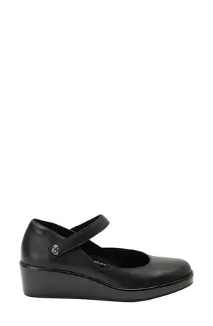 ALEGRIA BY PG LITE Hayes Platform Wedge Mary Jane - Black