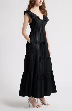 Chelsea28 Ruffle Maxi Dress