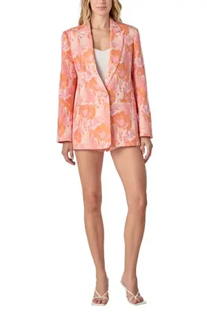 Endless Rose Floral Jacquard Blazer