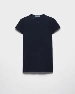 Prada Cashmere Slim-fit Short-sleeve Sweater