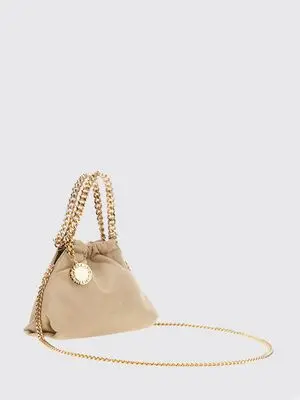 Stella McCartney Mini Falabella Handbag In Synthetic Leather - Beige