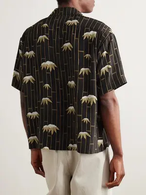 Visvim Copa Camp-collar Printed Silk Shirt