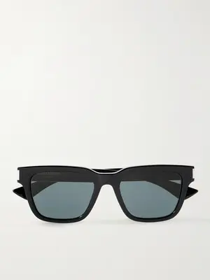 Men's Saint Laurent Silver Eyewear