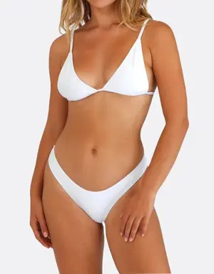 MINIMALE ANIMALE Wall Street Brief Bikini Bottom White