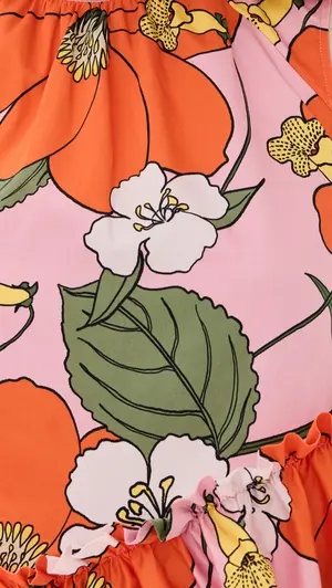 Borgo De Nor Alora Floral Print Top