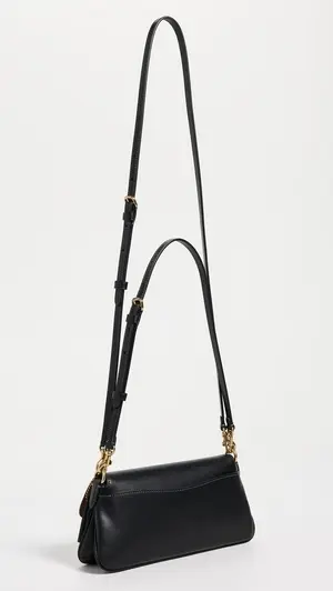 COACH Refined Calf Leather Jet Shoulder Bag - B4/black