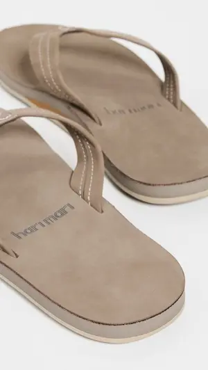 HARI MARI Fields Flip Flops - Stone