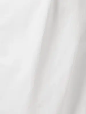 Khaite Lucian Pleated Cotton-poplin Maxi Skirt - White