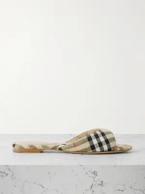 Burberry Square Toe Mules Clogs For Women