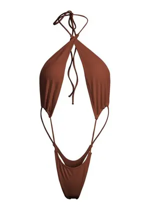 MINIMALE ANIMALE Belafonte One Piece Swimsuit - Brown