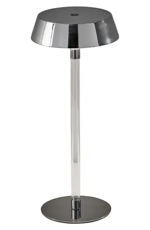 ADESSO Orla Led Cordless Table Lamp - Shiny Chrome