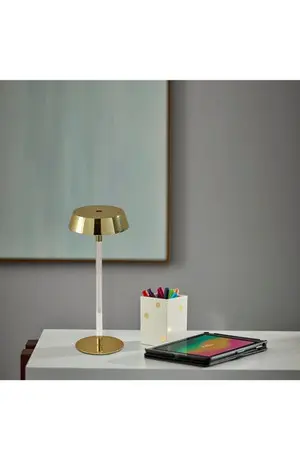 ADESSO Orla Led Cordless Table Lamp - Shiny Gold