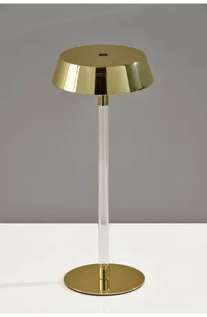 ADESSO Orla Led Cordless Table Lamp - Shiny Gold