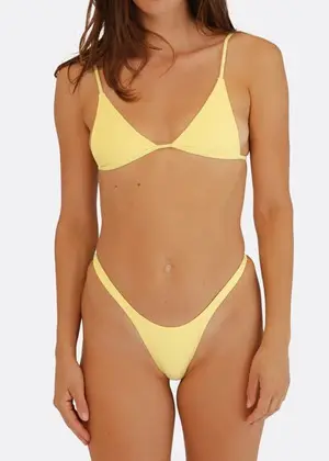 MINIMALE ANIMALE Lucid Bikini Top - Yellow