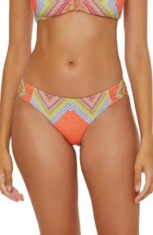 BECCA® By Rebecca Virtue Summer Hipster Bikini Bottom - Blue Multi