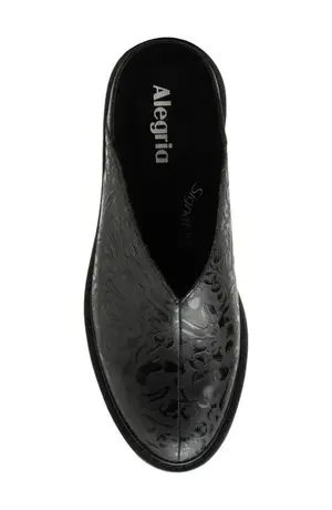ALEGRIA BY PG LITE Leather Mule With Arch Support - Loretta Crow
