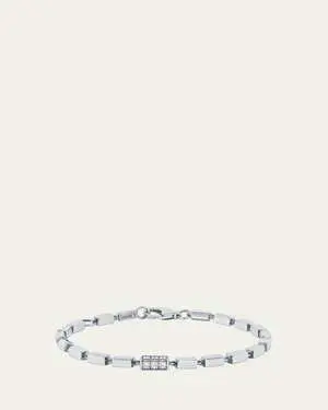 SUZANNE KALAN 18k White Gold Diamond Link Bracelet - Wg