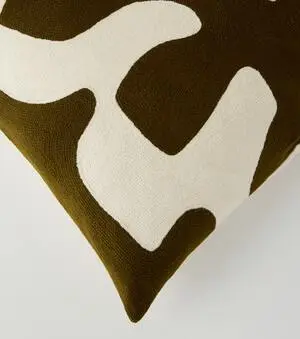 Jonathan Adler Ojai Branch Wool And Cotton Cushion