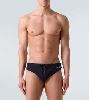 Gucci Logo Swim Briefs