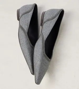Brunello Cucinelli Monili Ballet Flats - Grey