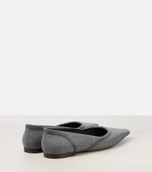 Brunello Cucinelli Monili Ballet Flats