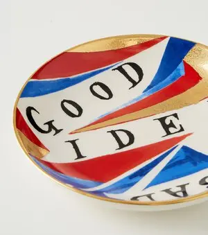 L'Objet X Ruan Hoffmann Good/bad Idea Porcelain Plate