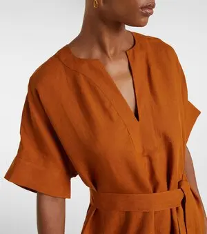 ERES Bibi Linen Kaftan - Brown