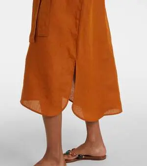 ERES Bibi Linen Kaftan - Brown