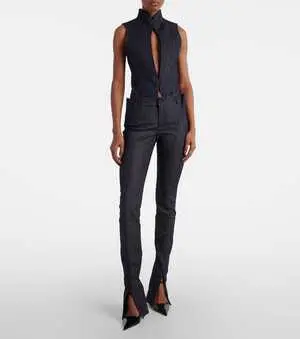 MUGLER High-rise Skinny Jeans