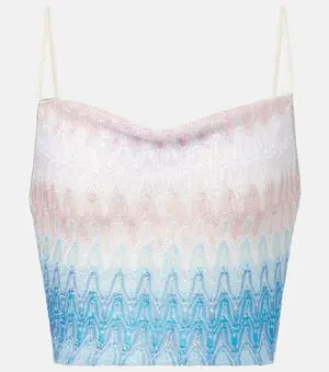 Missoni Wave Cropped Top