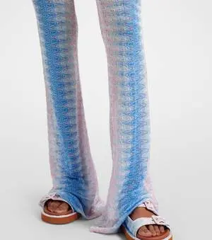 Missoni Zig Zag High-rise Flared Pants