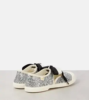 Valentino Garavani Bay Bay Glitter Sneakers