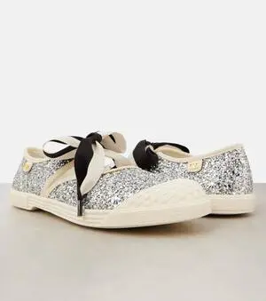 Valentino Garavani Bay Bay Glitter Sneakers