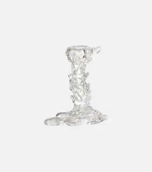 POLSPOTTEN Drip Small Glass Candle Holder Pascal Smelik - Transparent