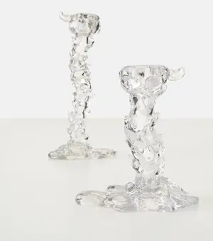 POLSPOTTEN Drip Small Glass Candle Holder Pascal Smelik
