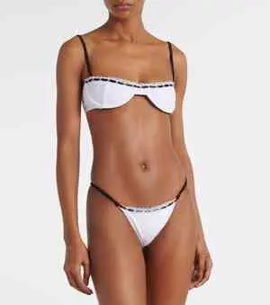 SAME Broderie Anglaise Bikini Top