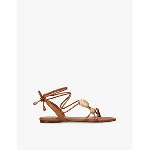 Zimmermann Gleam Leather Sandals