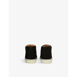 AURELIEN City Suede Loafers - Black