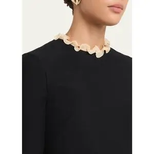 Valentino Garavani Silk Crepe Mini Dress - Hazelnut