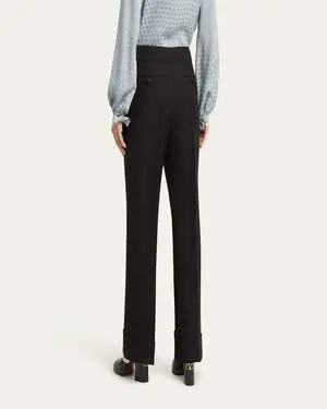 Valentino Garavani Crepe Couture Trousers