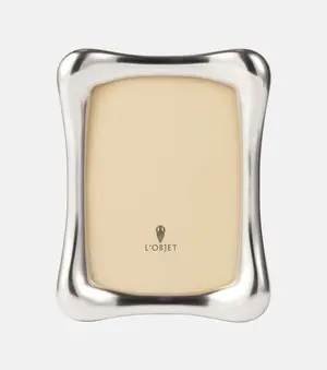 L'Objet Anton Platinum-plated Picture Frame - Silver
