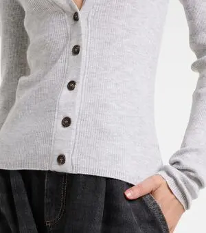 Brunello Cucinelli Ribbed-knit Cardigan