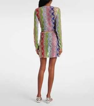 Missoni Zigzag Crochet Crop Top