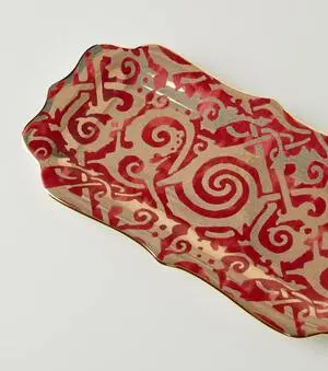 L'Objet X Fortuny Maori Porcelain Tray